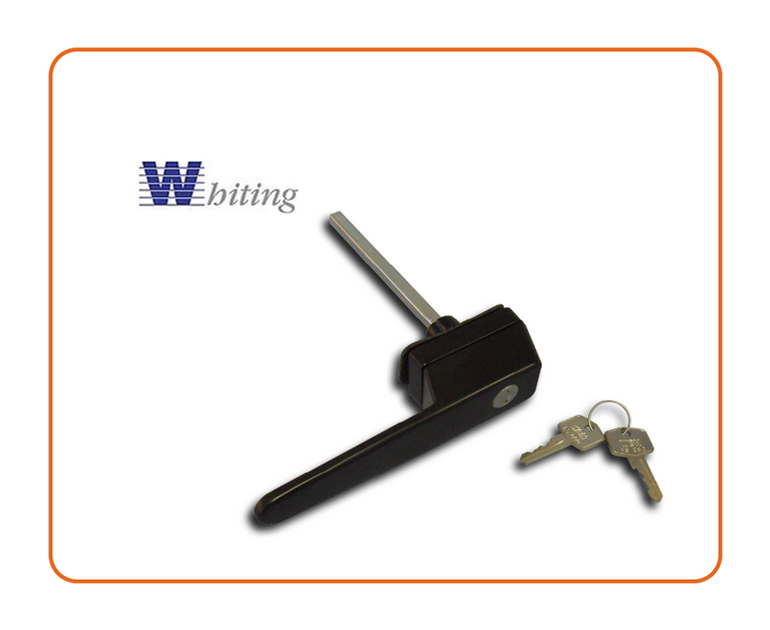 Side Door Handle with Keys | C and S Shutters