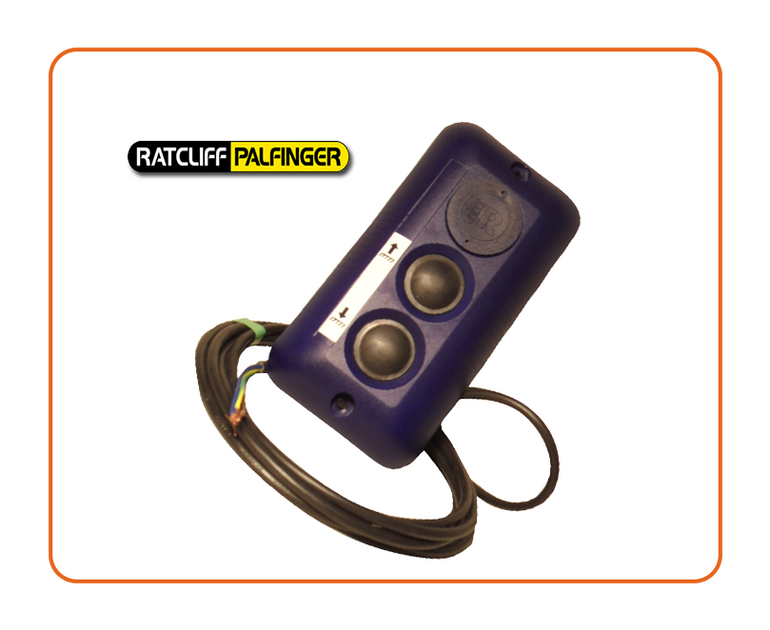 Thin Blue 2 Button Switch Box with Up and Down | C and S Shutters